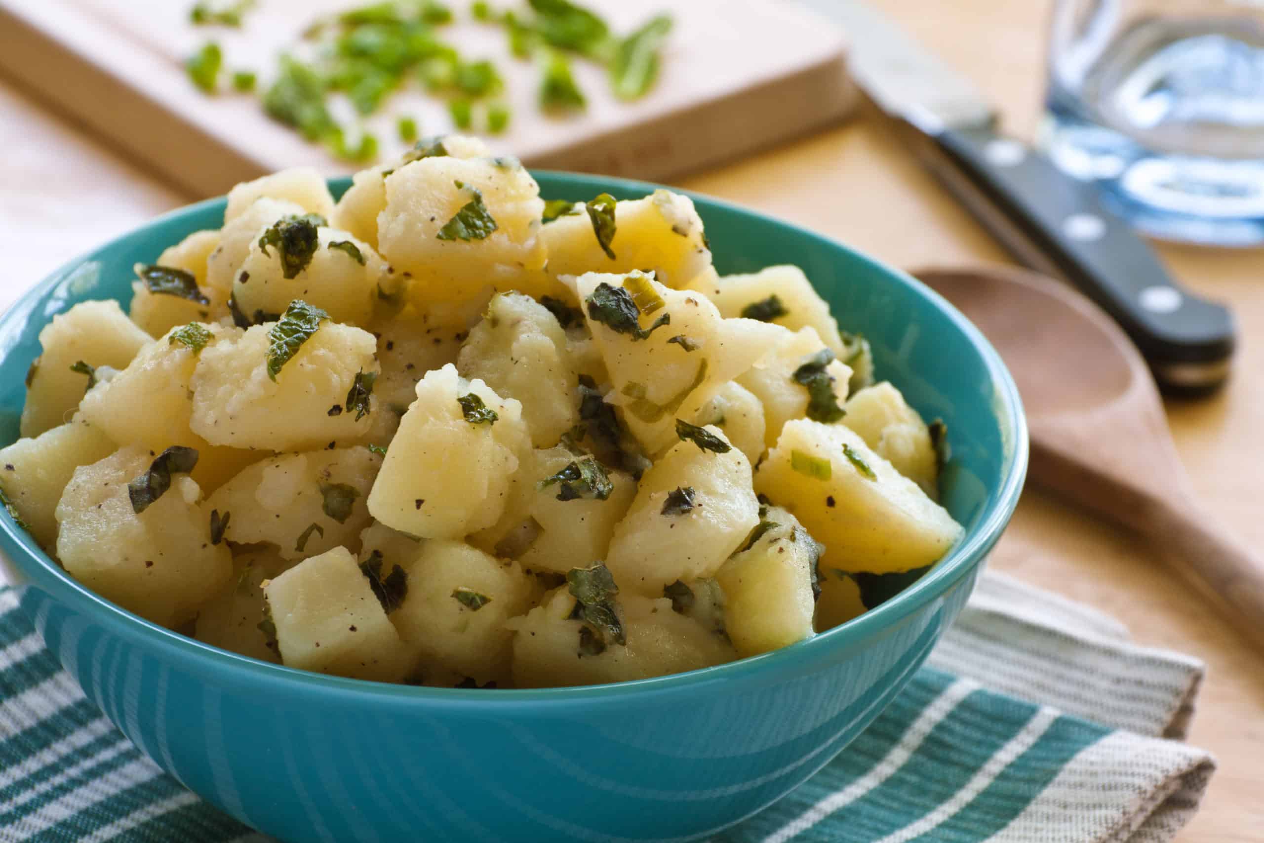 Lebanese Potato Salad - Guiding Stars