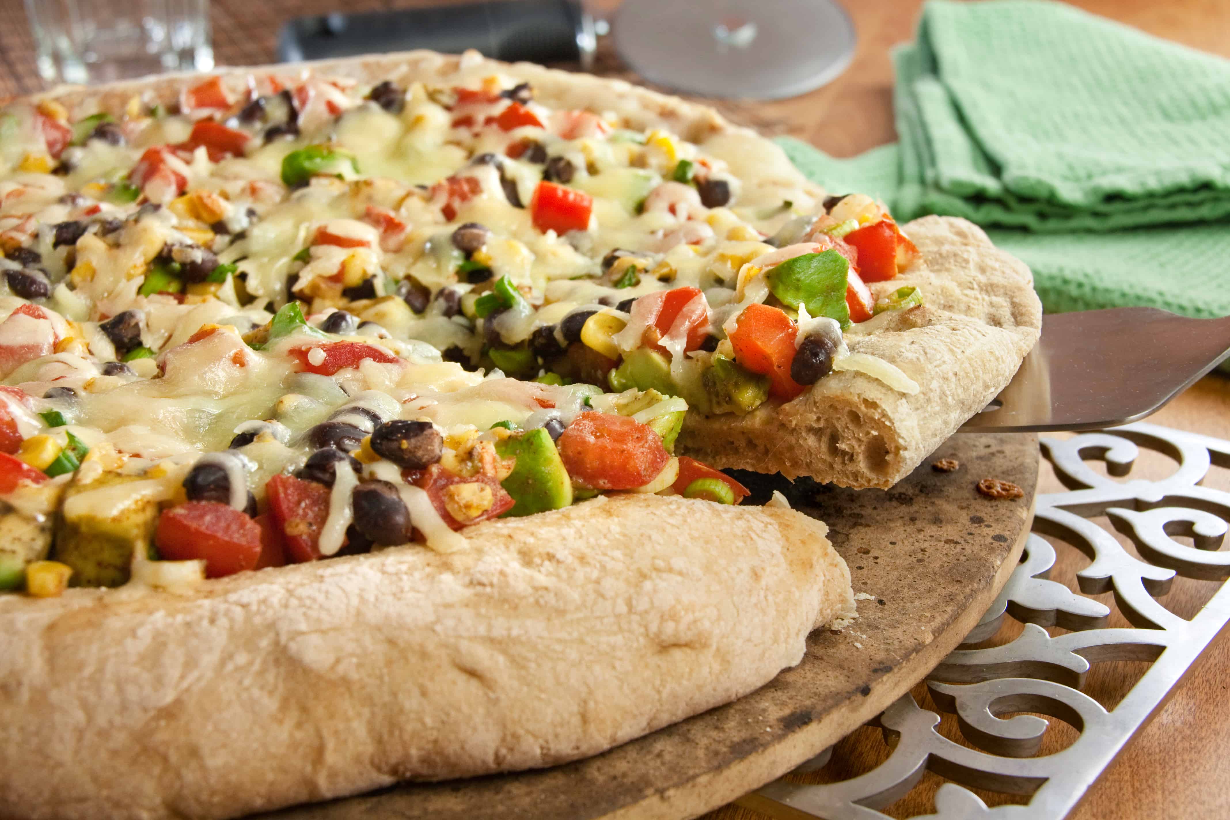 Black Bean Pizza - Guiding Stars