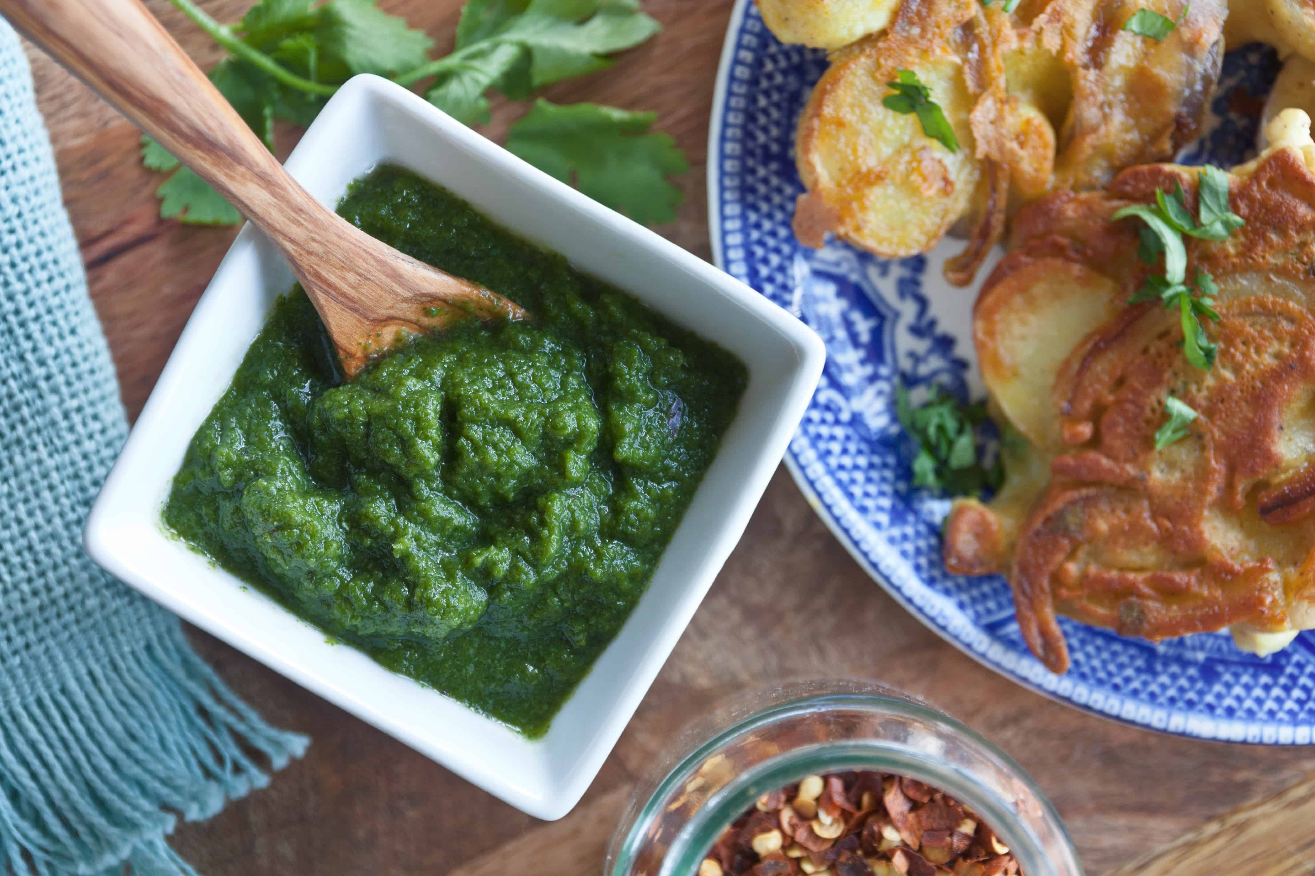 Cilantro-Mint Chutney - Guiding Stars